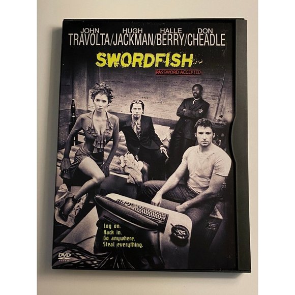 Media | Swordfish Dvd 201 John Travolta Hugh Jackman Halle Berry | Poshmark